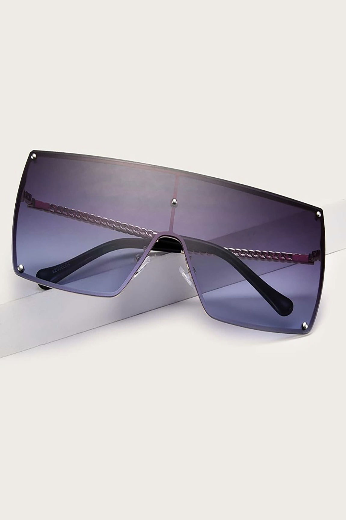 Flat Top Shield Sunglasses — D-LUX